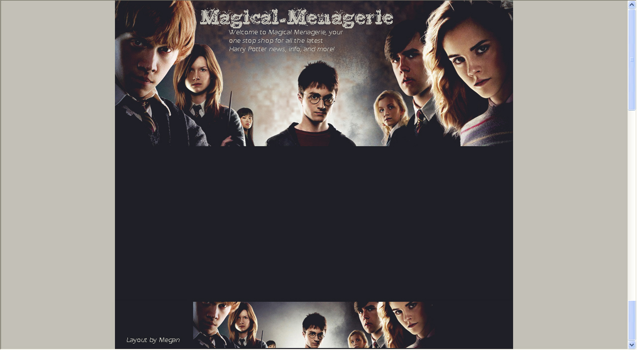 About the Site - Magical-Menagerie.com »» Magical Menagerie: A Harry ...
