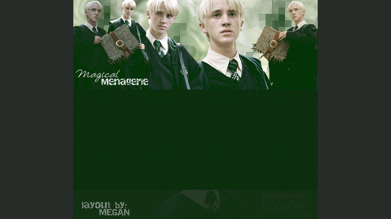 About the Site - Magical-Menagerie.com »» Magical Menagerie: A Harry ...